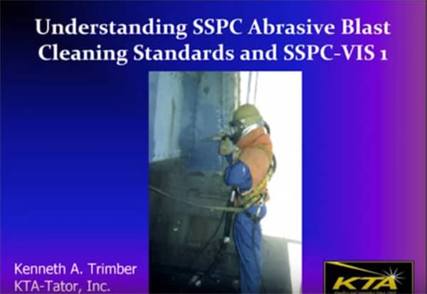 Understanding SSPC Abrasive Blast Cleaning