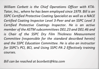 SSPC-PA 2 for Coating Thickness Measurements on Structural Steel and
