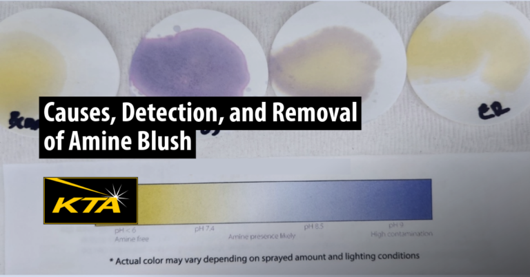 Let’s Talk About Causes, Detection, and Removal of Amine Blush - KTA-Tator
